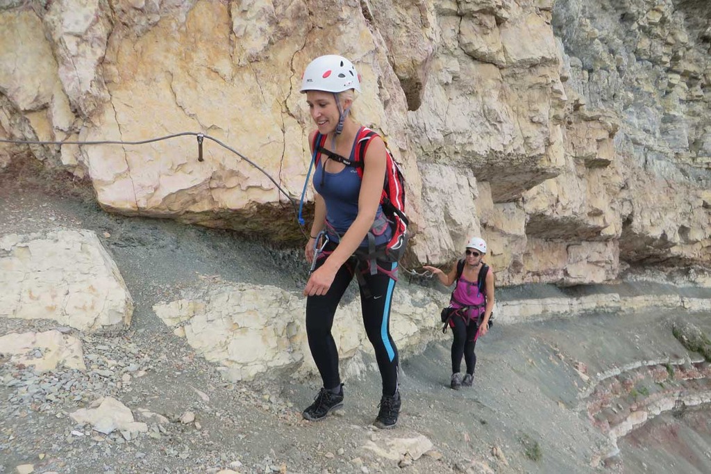 Sentiero Ferrato Astaldi to Tofana di Mezzo - Dolomiti SkiRock