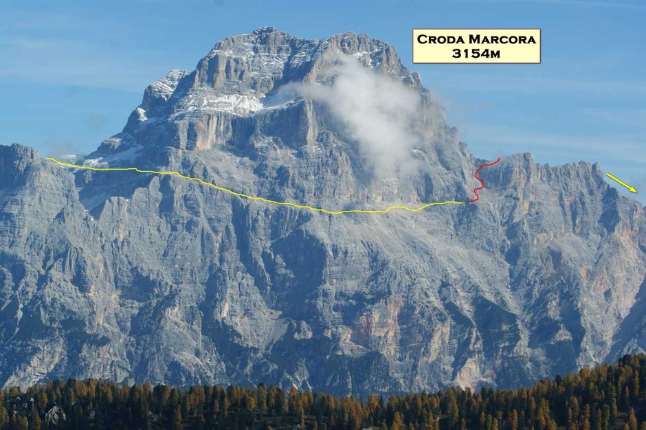 Ferrata Berti alla Croda Marcora - Dolomiti SkiRock