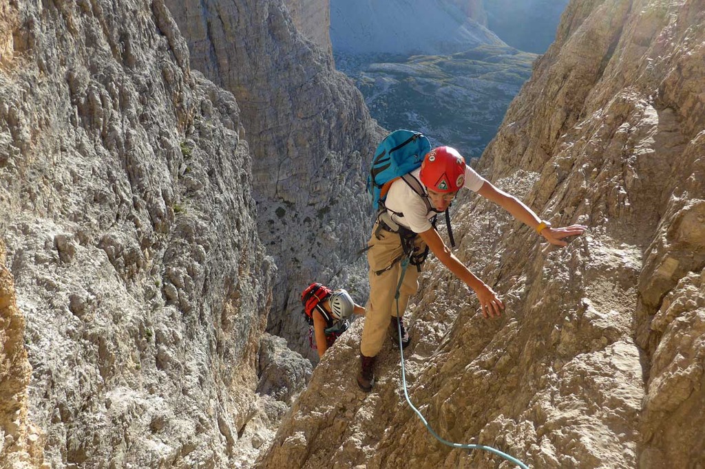Normal Route on Cima Grande di Lavaredo - Dolomiti SkiRock
