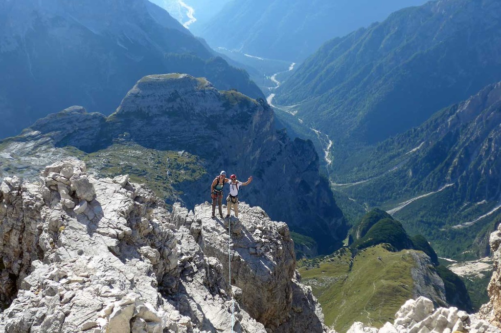 Normal Route on Cima Grande di Lavaredo - Dolomiti SkiRock