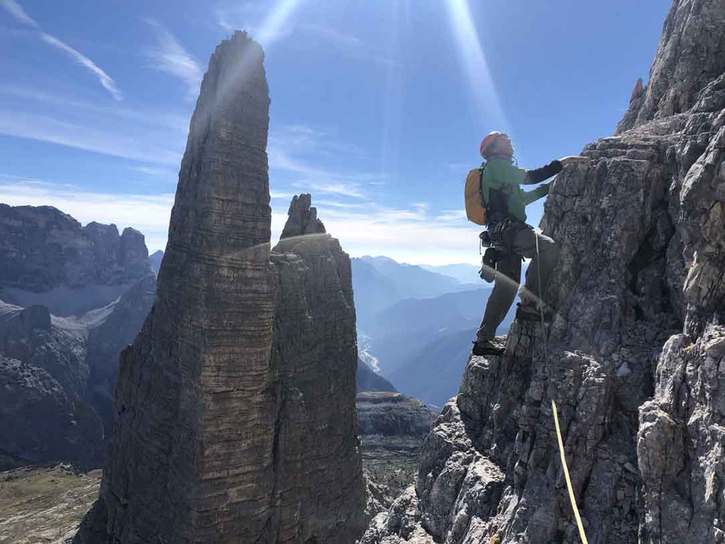 Spigolo Dibona alla Cima Grande di Lavaredo - Dolomiti SkiRock